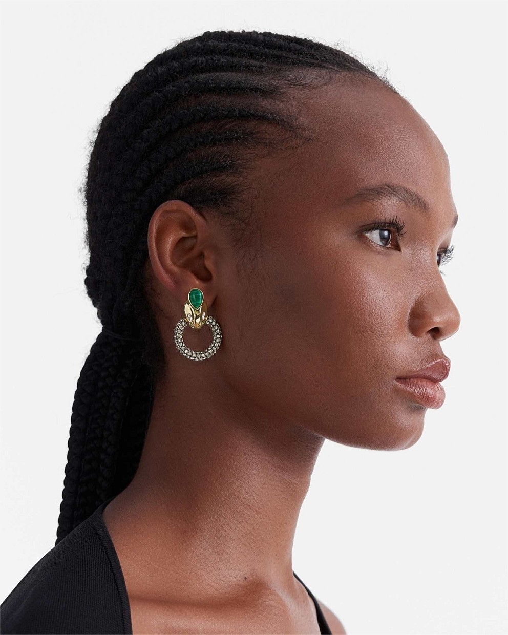 Spiced Apple Serpent Drop Earrings Drop Earrings Mimco